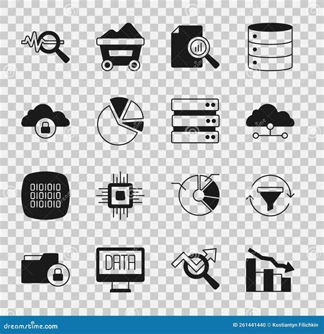 Set Financial Growth Decrease Sales Funnel With Chart Network Cloud