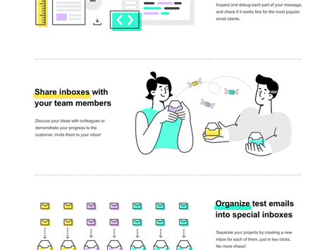 New Landing Design Mailtrap People New Color Palette By Kate