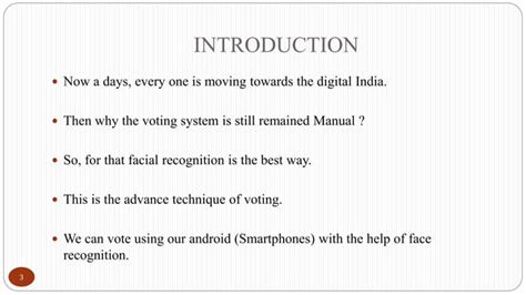 Smart Voting System With Face Recognition Pptx Operating Systems