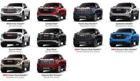 What Color Is My Gmc Truck