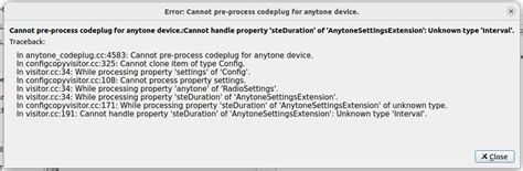 error when writing anytone codeplug with current github version gd73