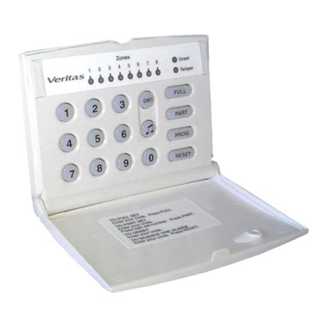 Texecom Veritas Rkp Keypad Installation Manual Manualslib