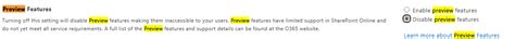 disable new file previewer in spo microsoft qanda