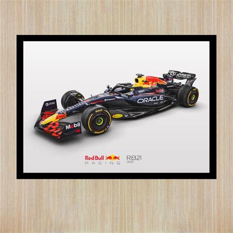 2025 Red Bull Rb21 F1 Poster Digital Download Printable F1 Car