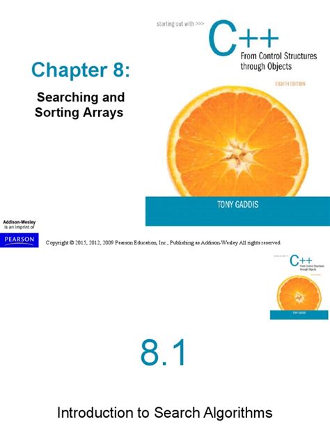 Searching And Sorting Arrays Pdf Array Data Structure