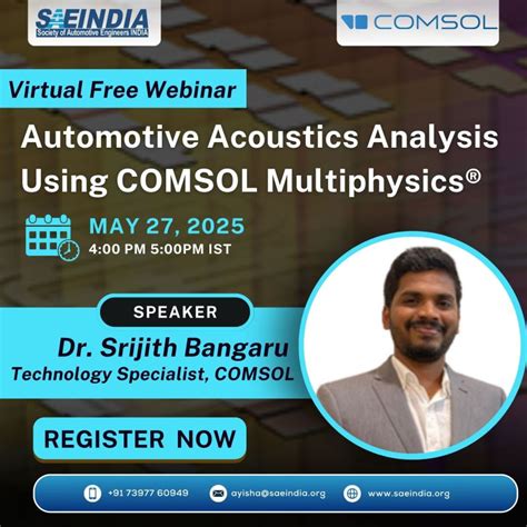 Automotive Acoustics Analysis Comsol Automotiveacoustics