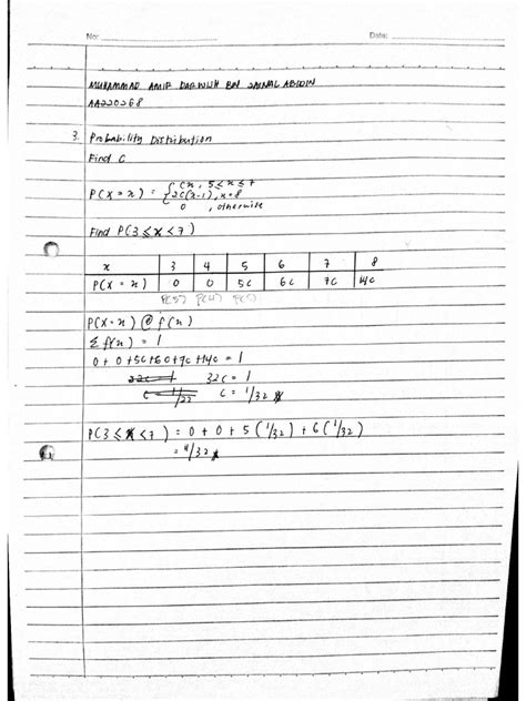 Statistic Random Variable Amir Darwish Pdf