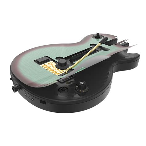 Crkd Gibson Les Paul Faceplate Skin Aqua Fade Gloss