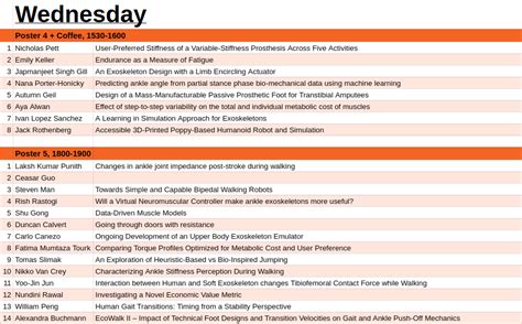 Dynamic Walking 2024 Schedule — Ihmc Robotics Lab