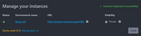 cloud api mock deployments