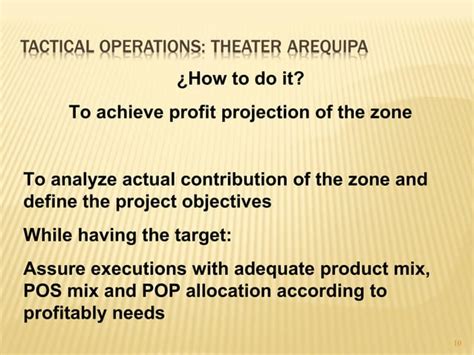 Plan Distribucion Selectiva Peru Distribution Plan Selective