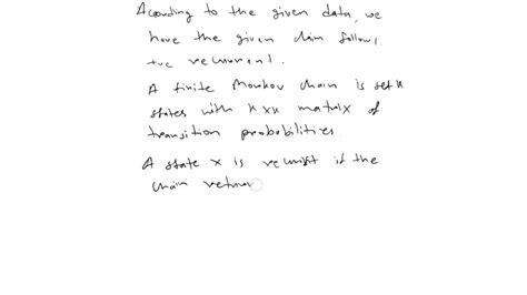 Solved Consider The Markov Chain On Nonnegative Integers That Does The