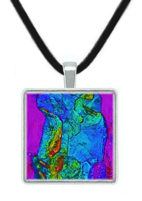 Crystalline Structure Bacl2 Microscopic Pendant Stem Imaging