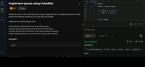 100daysofcode Day24 Queue Linkedlist Dsa Problemsolving