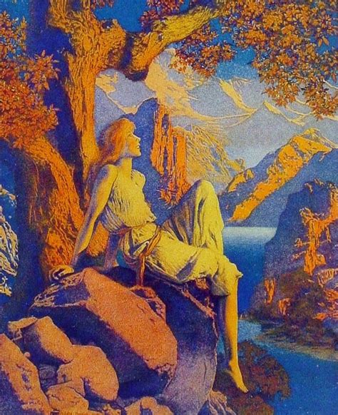 Maxfield Parrish Golden Age Illustrator Tutt Art Pittura Scultura Poesia Musica