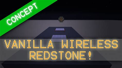 wireless redstone in minecraft [no mods or command blocks] youtube