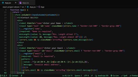 Day13 React Reacthookform Formsinreact Javascript Webdevelopment