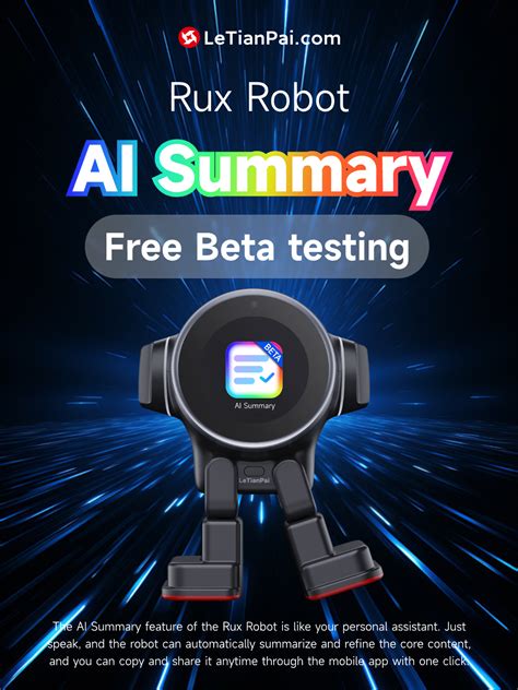 How To Use The Ai Summary Feature Of Rux Robot