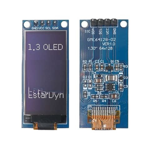 1 3 inch oled display 64×128 lcd module sh1107 lcd 1 3 oled vertical screen module
