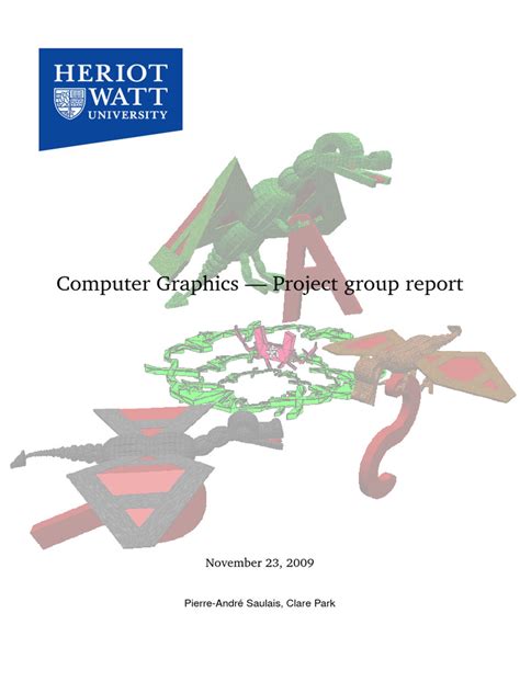 Opengl Computer Graphics Project Report Pdf Shader 3 D Computer