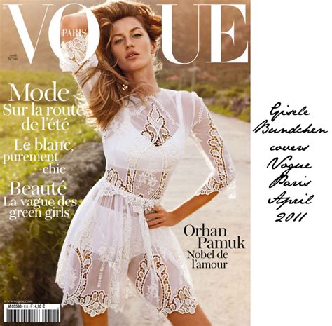 Gisele Bundchen Vogue Paris April Emanuelle Alt S First Issue As Editor
