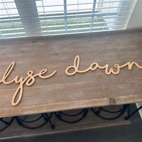 Custom Wood Name Sign Boho Name Sign Girls Name Sign Girls Room