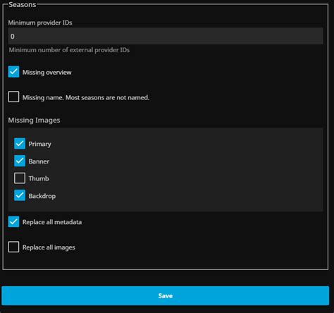 Plugin Refresh Seriesseasonepisodes Missing Data Rjellyfin