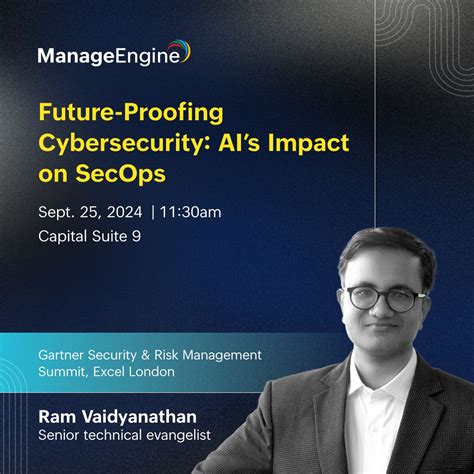 Manageengine On Linkedin Gartnersec Gartnersec Cybersecurity Risk Ai