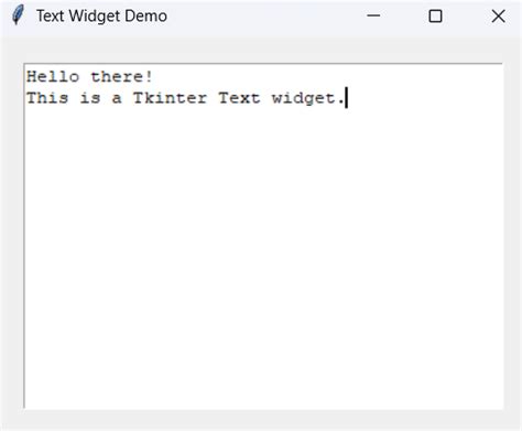 Tkinter Text Widget With Example Python Hub