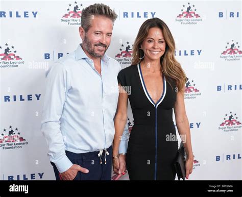 Los Angeles Usa 24th May 2023 L R Scott Rigsby And Brooke Burke