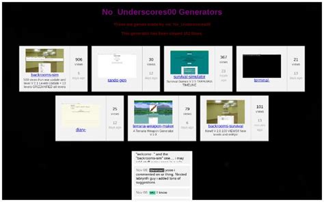 Nounderscores00 Generators