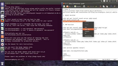 Ubuntu LAMP Kurulum Apache MySql Php YouTube