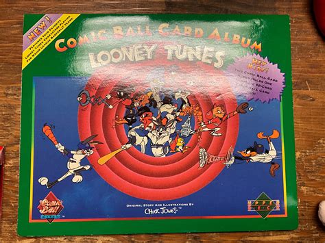 Lot Looney Tunes Comic Ball Card Album Set By Upper Deck
