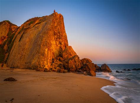 Zuma Beach Point Dume Monolith Malibu Sunset Seascape Poce… Flickr