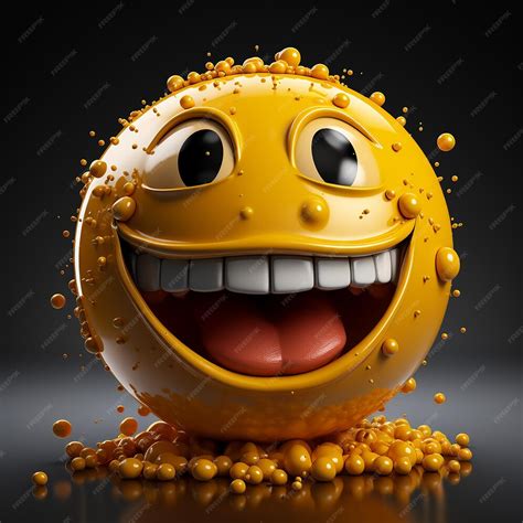 3d Sticker Emojy Angry White Background Premium Ai Generated Vector