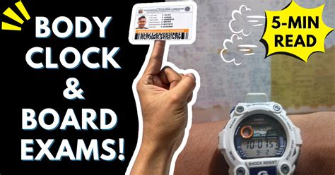 Body Clock And Board Exams Engr Adrian Celso