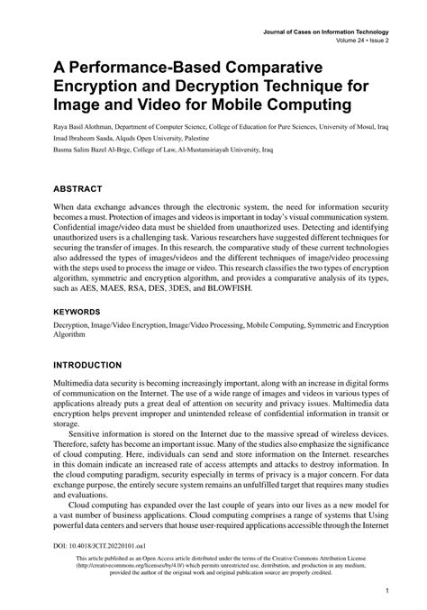 Pdf A Performance Based Comparative Encryption And Decryption