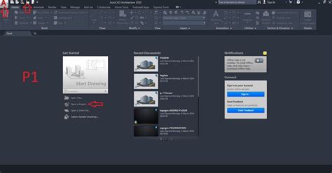 New Project Creating In Autocad Architecture Tutorial