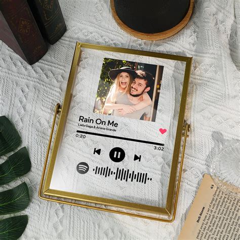 Spotify Acrylic Scannable Spotify Code Custom Music Song Plaque Frame My Spotifyplaque Au