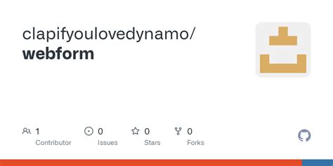 Webformtemplatehtml At Main · Clapifyoulovedynamowebform · Github