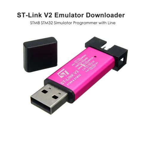 St Link V2 Simulator Download Programmer Mini Stm8stm32 With Cover