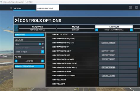 Slew Mode Lateral And Yaw Axis Translation Not Working In Dx12 Beta User Interface
