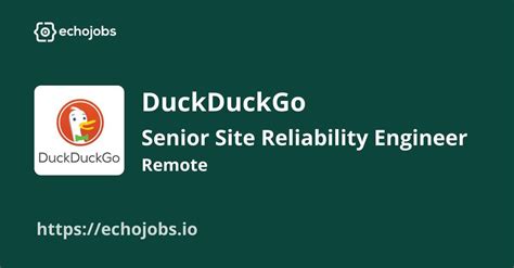 Duckduckgo Is Hiring Senior Site Reliability Engineer Remote Usd