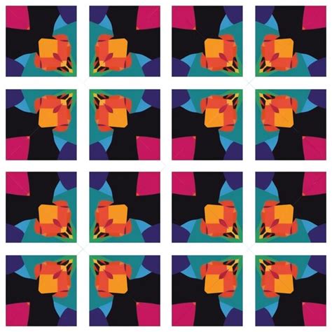 Premium Photo Seamless Pattern With Abstract Geometric Shapes