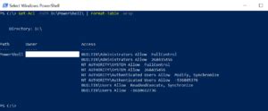 Powershell Get Permissions On Folder And Subfolders Computing Net