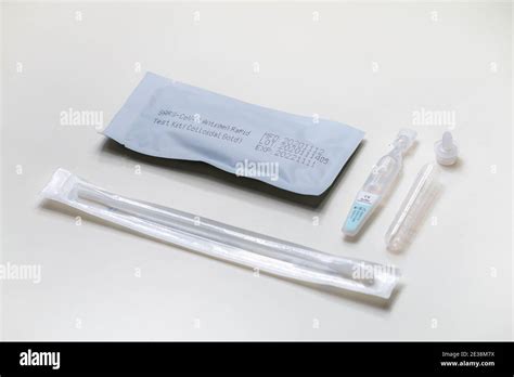 Sars Cov 2 Ag Quick Antibodies Test Kit Nasopharyngeal Swab Test Stock