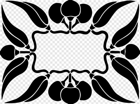 장식 장식 빈티지 프레임 실루엣 앙 티크 오래 된 관상 테두리 Png Pngwing