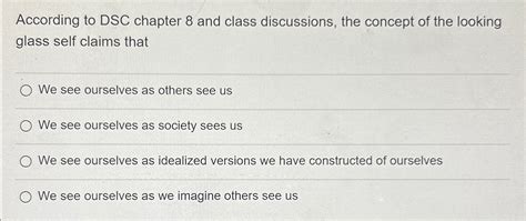 Solved According To Dsc Chapter 8 ﻿and Class Discussions