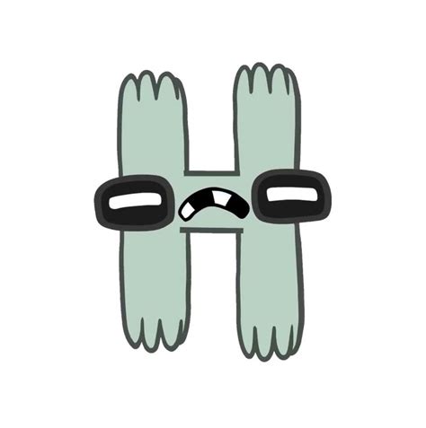 H Character H Alphabet Alphabet Fall Decor