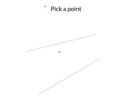 how to construct parallel lines in projective geometry without the